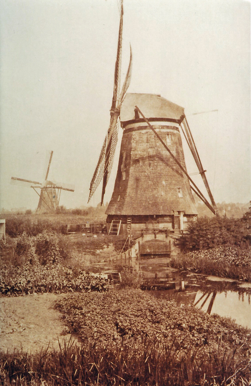 Molen Polder Nieuw-Lekkerland, Oude Molen / Molen nr 3, Nieuw ...